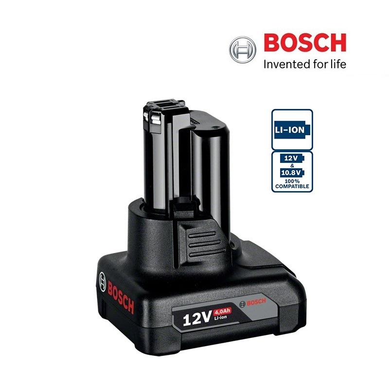 BOSCH BATTERY 12V X 4.0AH Lithium-Ion Battery Pack Professional ...