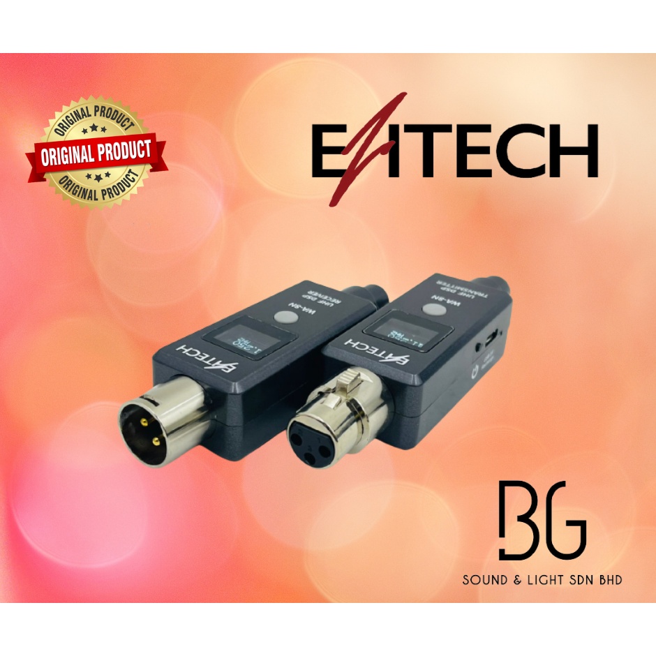 ezitech wa8n wireless xlr upgrade version | Shopee Malaysia