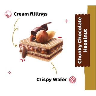 Munchy's Muzic Wafer - Chunky Chocolate Hazelnut (150g) | Shopee Malaysia