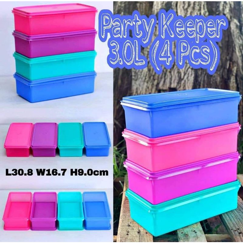 TUPPERWARE PARTY KEEPER 3.0L (LOOSE) | Shopee Malaysia