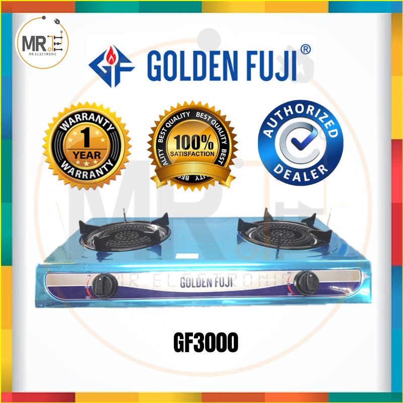 Golden Fuji 2 Burner Gas Cooker PowerFul Burner Gas Stove GF3000 ...