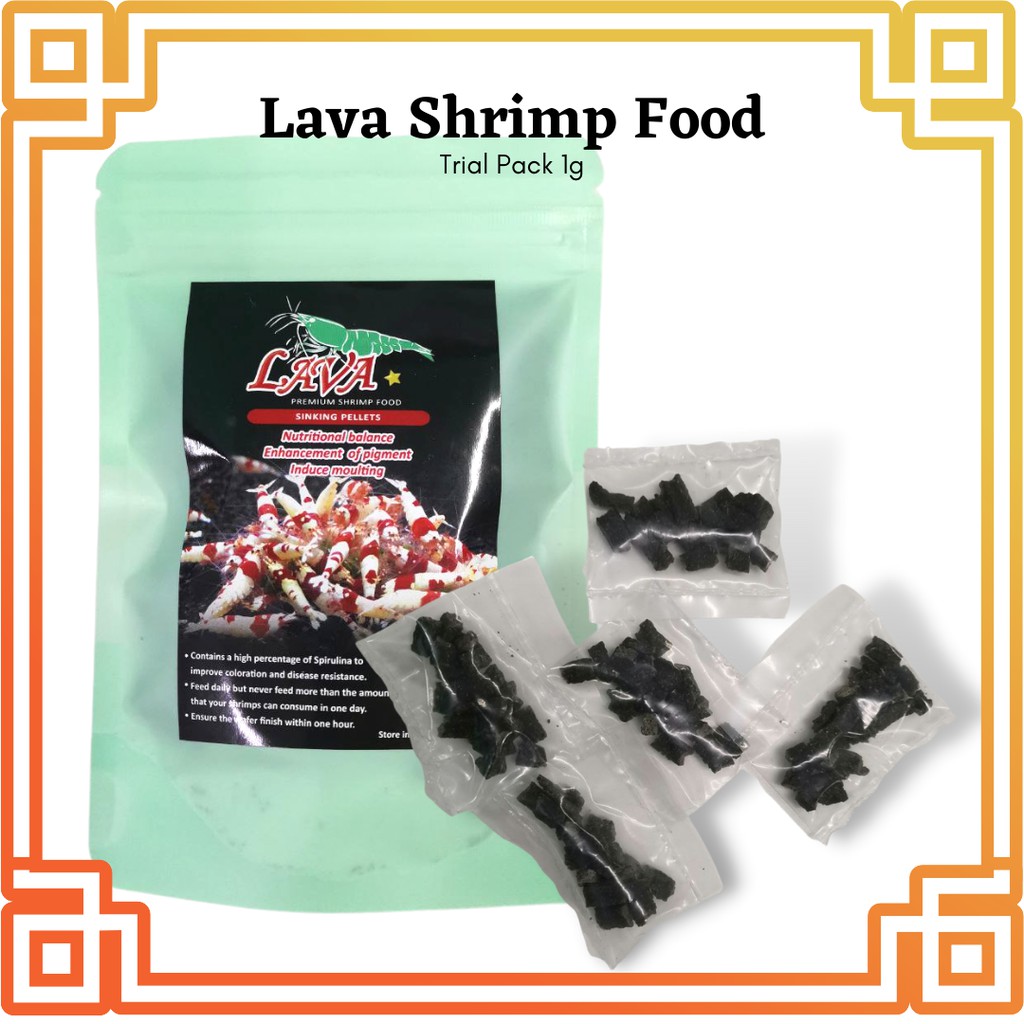 Lava Shrimp Food Trial Pack 1g | Shopee Malaysia