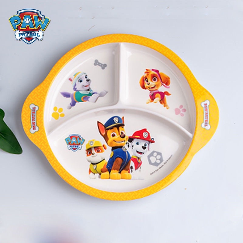 Paw Patrol Partition Plate Cartoon Plate Kids Plate | Pinggan Kanak ...