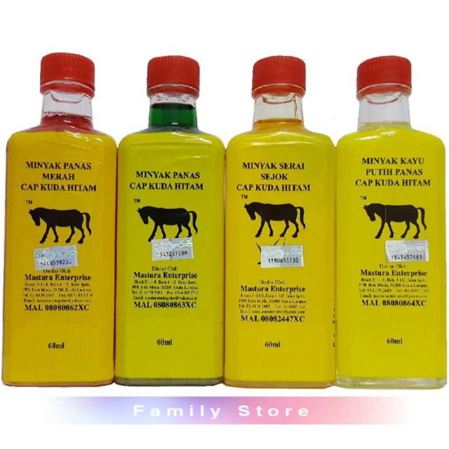 Minyak Panas Cap Kuda 60ml(💯Original) | Shopee Malaysia