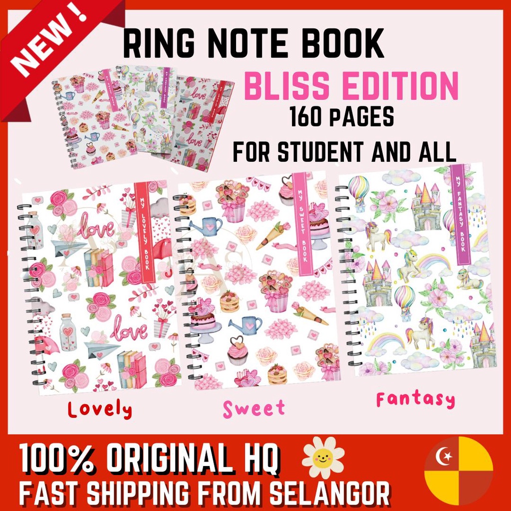 Buku Planner 2022 2023 Monthly Planner Ana Bliss Edition Diary Buku ...
