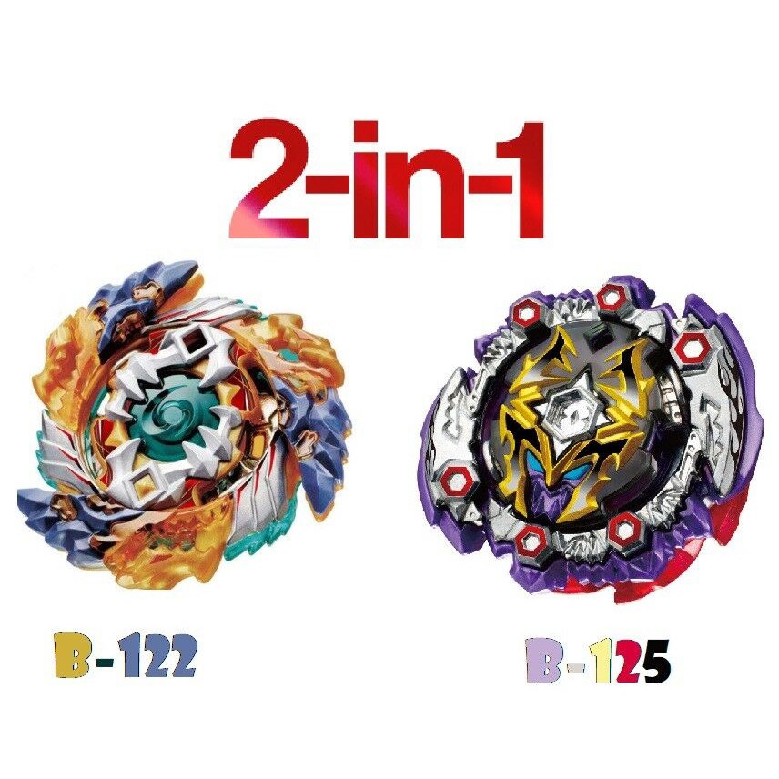 BEYBLADE BURST TURBO B-125 Dead Hades 11Turn Zephyr & B-122 Geist ...