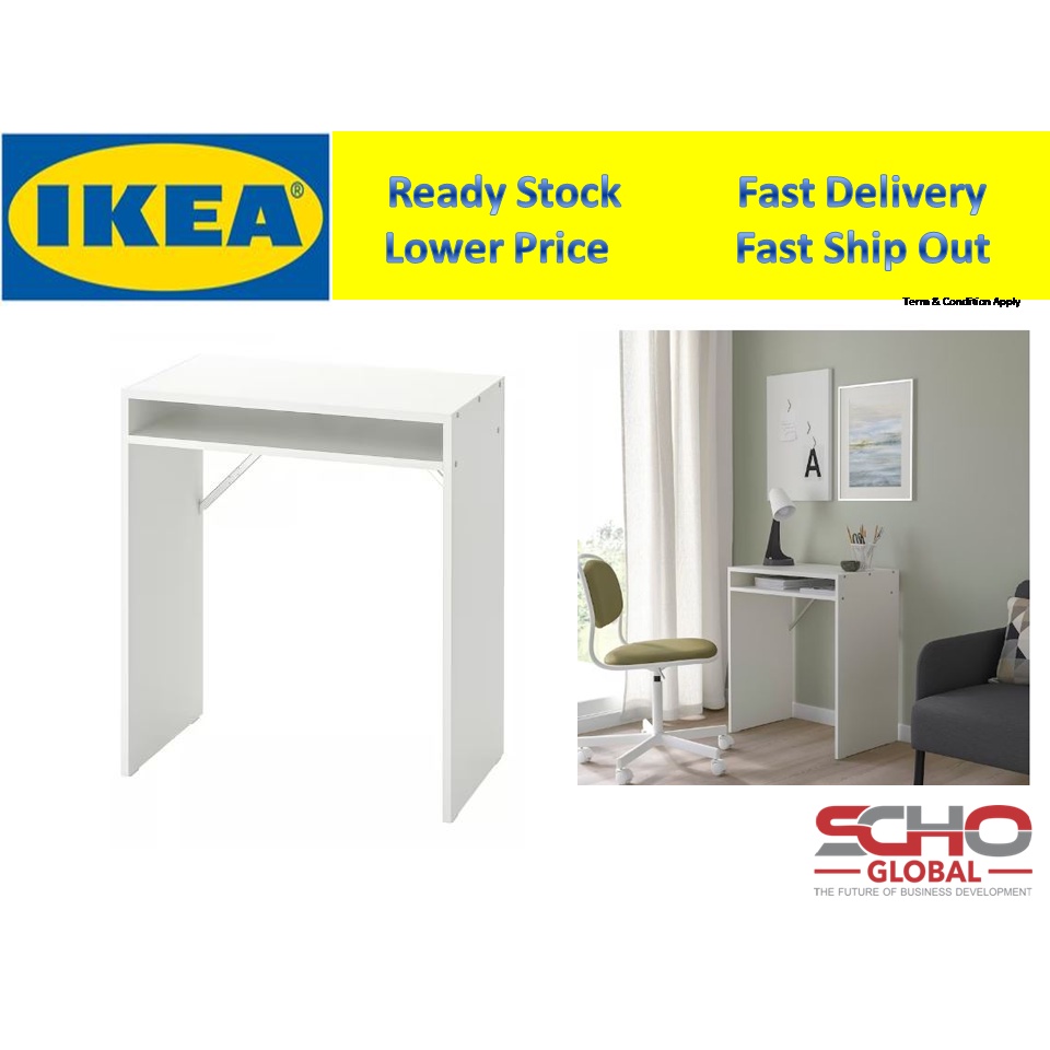 IKEA-TORALD Desk, white, 65x40 cm | Shopee Malaysia