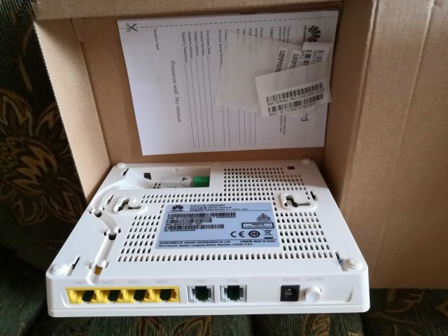MODEM FIBRE OPTIC FTTH HUAWEI HG8240H (used) | Shopee Malaysia