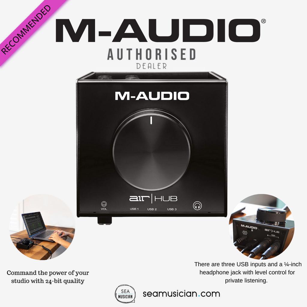 M-AUDIO AIR HUB USB AUDIO INTERFACE WITH BUILT IN HUB (PRO TOOLS / AIR ...