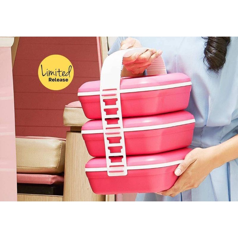 Tupperware Picnic Trio Pink | Shopee Malaysia