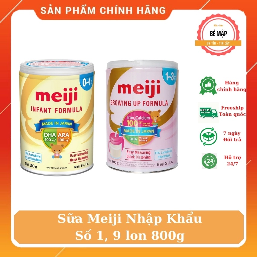 Meiji Imported Genuine Milk Powder No. 9 Cans Of 800g | Shopee Malaysia