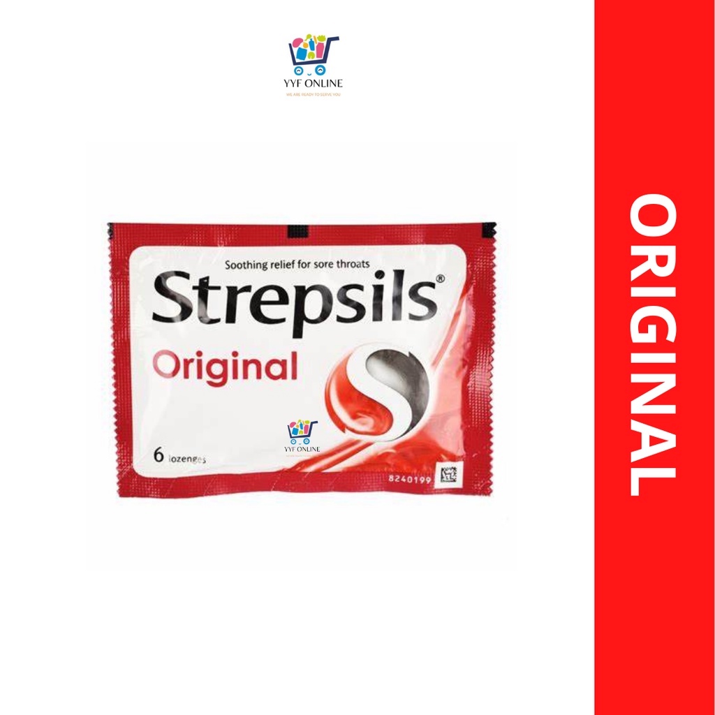 Strepsils Original Regular (6 Lozenges) | Shopee Malaysia