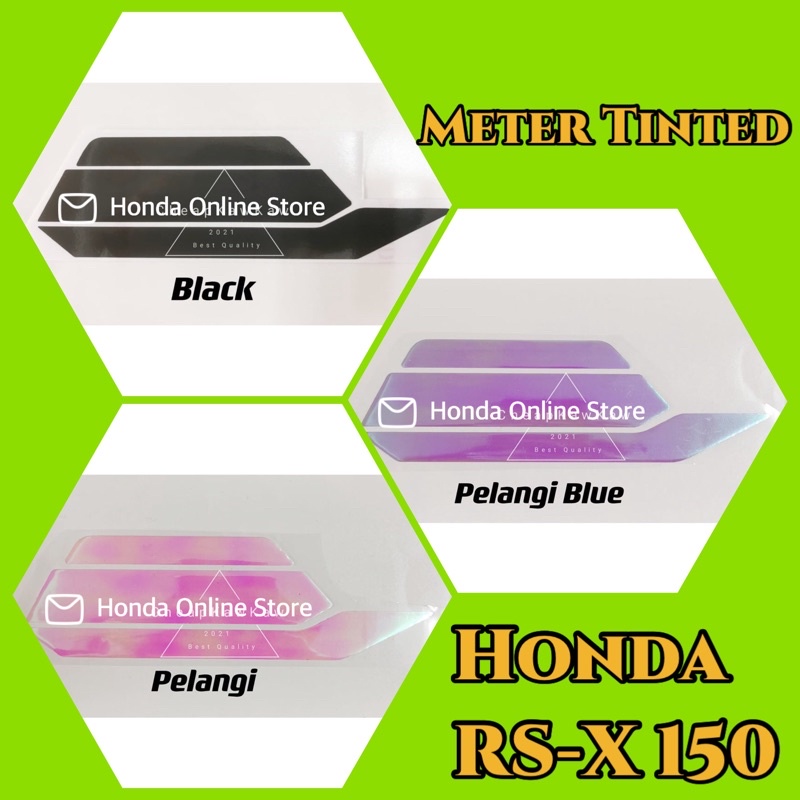 Honda RSX 150 Sticker Tinted Meter Speedometer Black / Pelangi ...