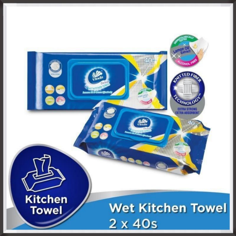 WET KITCHEN TOWEL | TISU BASAH DAPUR BY VINDA ‼️ READYSTOCK‼️ | Shopee ...