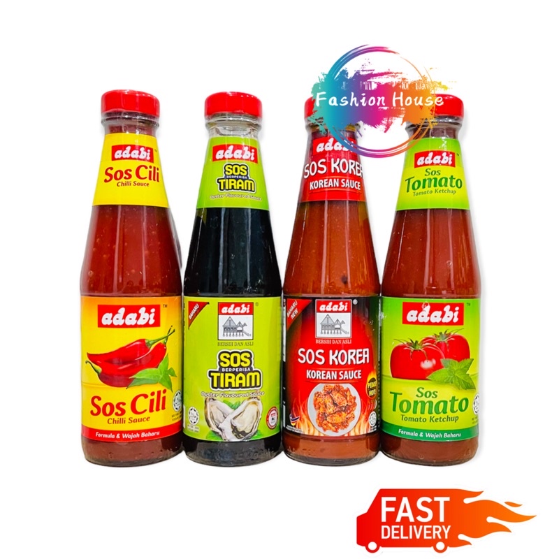 Adabi Sos Korea /Tomato/Sos Tiram/Sos Cili (325g-340g) | Shopee Malaysia