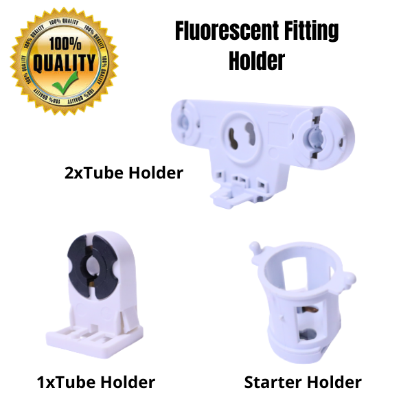 Fluorescent Fitting Tube Holder and Starter Holder | Shopee Malaysia