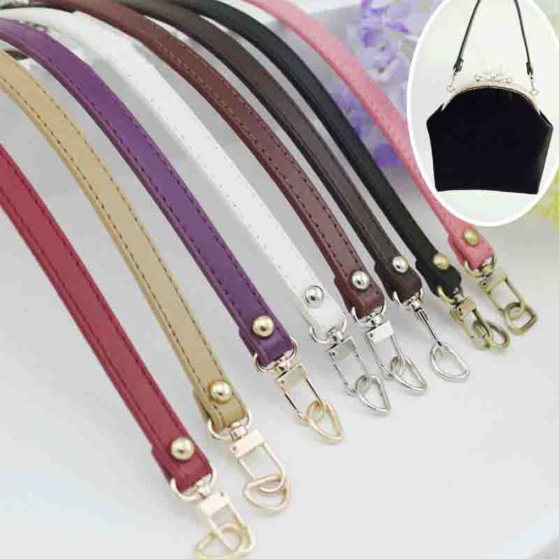 Bag accessories handmade crimping hand-held leather thin straps ...