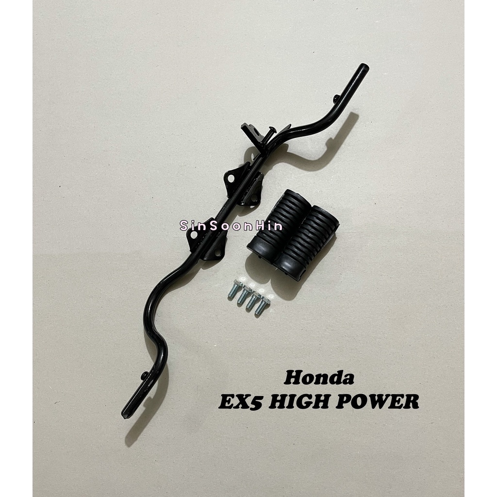 Honda EX5 HIGH POWER Foot Rest Bar / Front Step Bar / Rear Foot Rest ...
