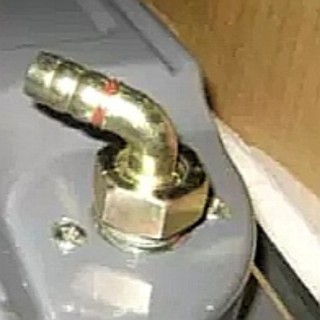 Universal 20mm gas cooker joint hose connection inlet elbow gas stove ...