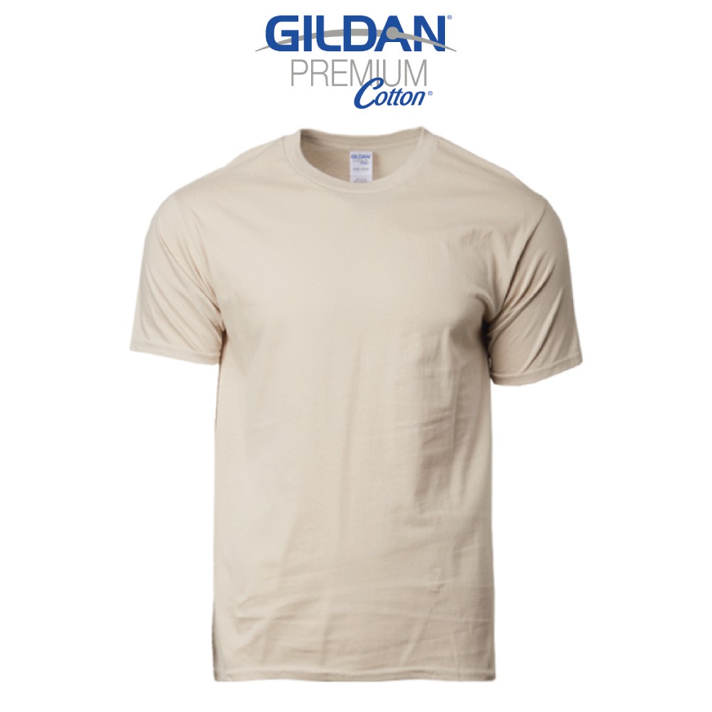 Gildan Premium Cotton Thick Unisex T Shirt 100 Cotton 180gsm Plain