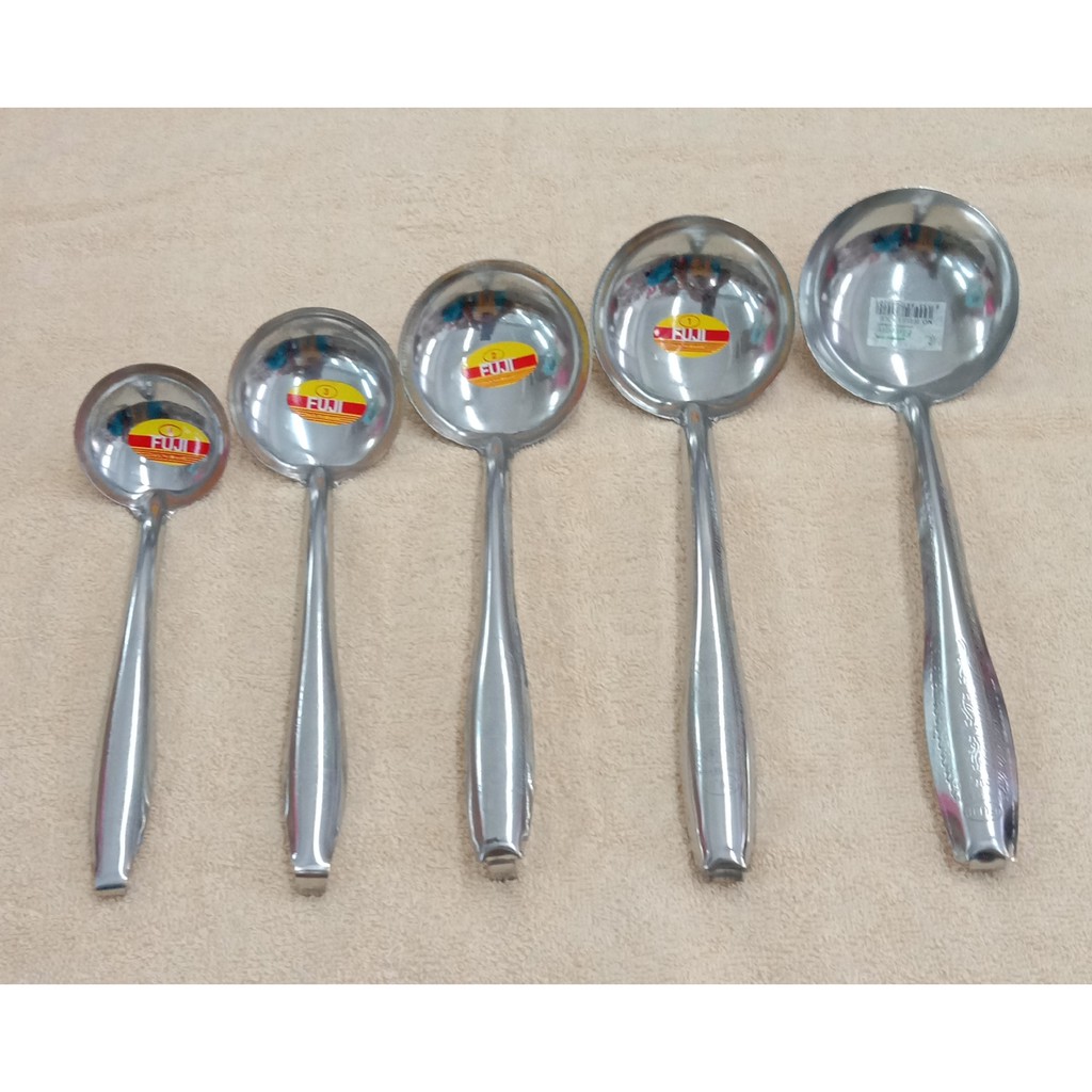 Senduk Fuji STAINLESS STEEL Pelbagai saiz (berbunga) | Shopee Malaysia