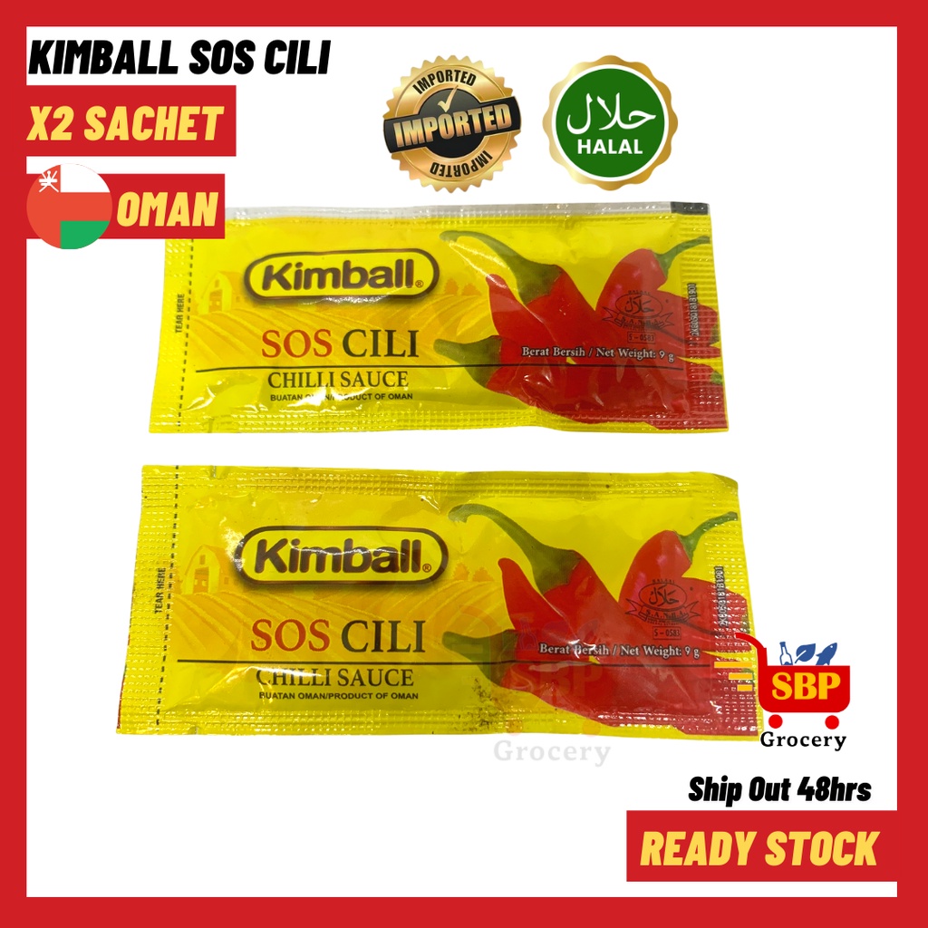 [Free Gift] SBP Kimball Sos Cili Chilli Sauce [Halal Import Oman] x2 ...