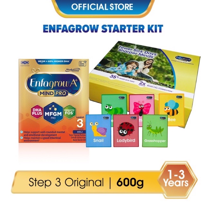 Enfagrow A+ MindPro Step 3 Original - 600g (Milk Formula Powder ...