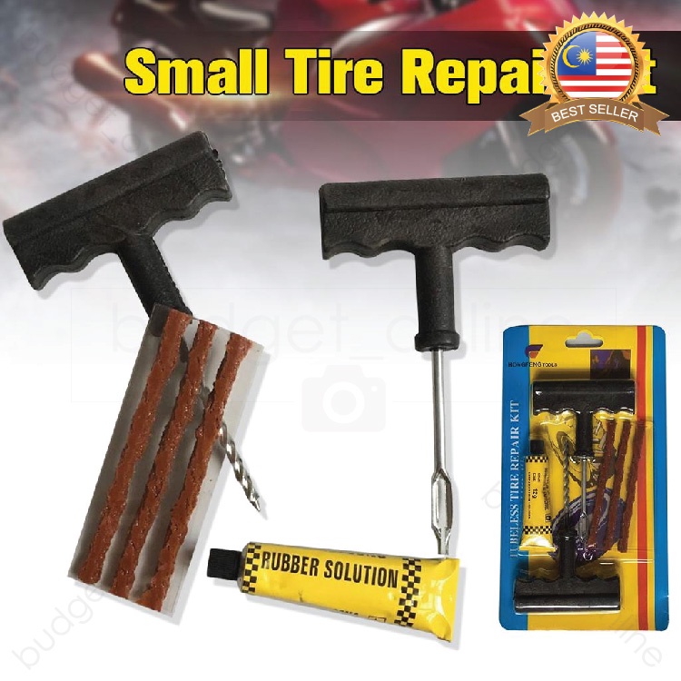Car Tire Repair Kit Tubeless Tyre Car Puncture Emergency DIY Hand Tools ...