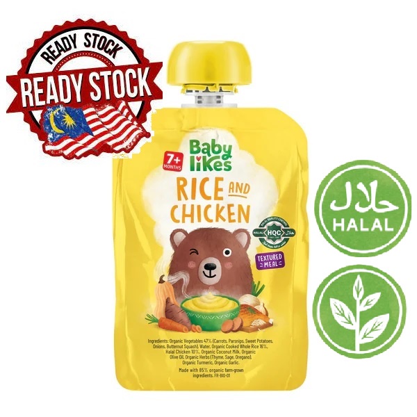 [EXP 2023] HALAL Baby Likes x BeliKaki Organic Baby Food Baby Puree ...