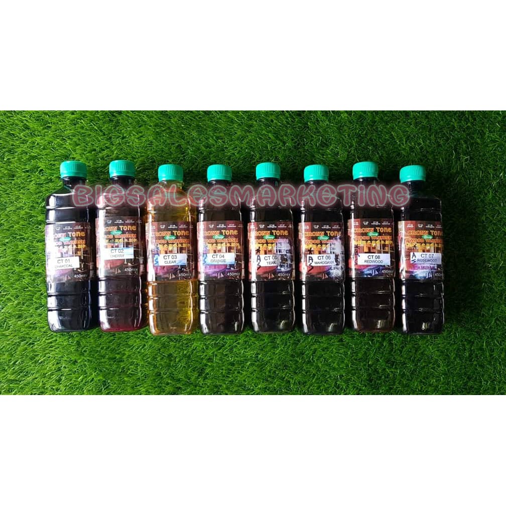 450ML Cronn Tone Wood Varnish/Wood Shellac/Syelek Kayu (Ready Stock ...