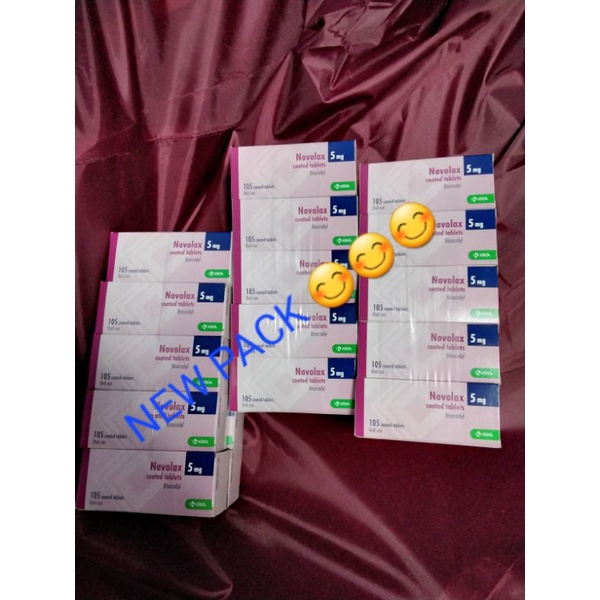 Tab Novolax Laxative 5mg ORIGINAL exp 2025 (105 tab) offer | Shopee ...
