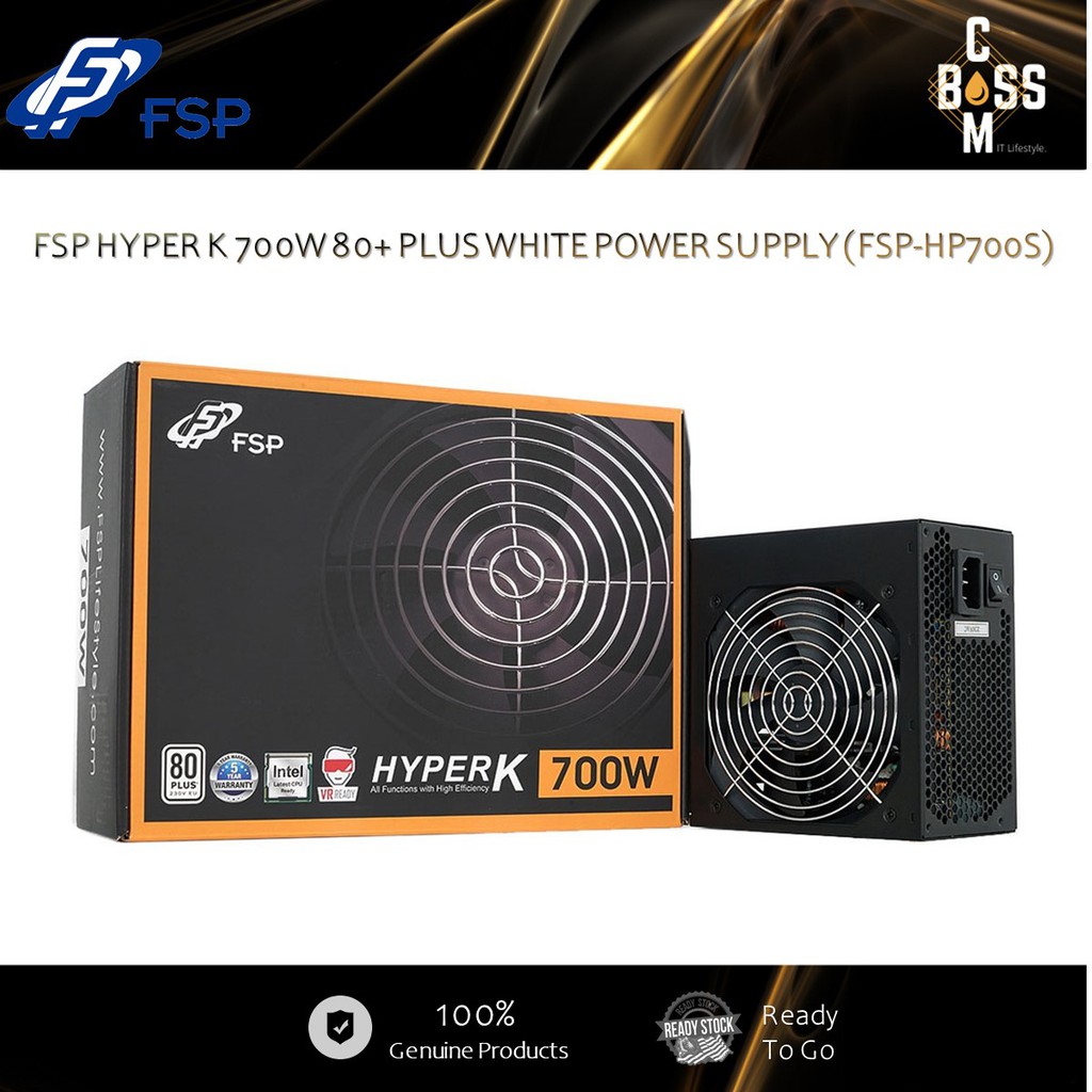 *HOT MODEL* FSP HYPER K 700W 80+ PLUS WHITE POWER SUPPLY (FSP-HP700S ...