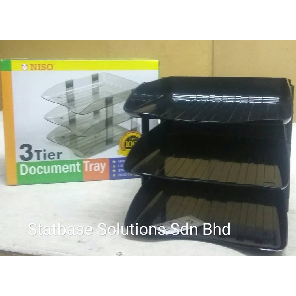 Document Tray - 3 Tier (Niso 8230) | Shopee Malaysia