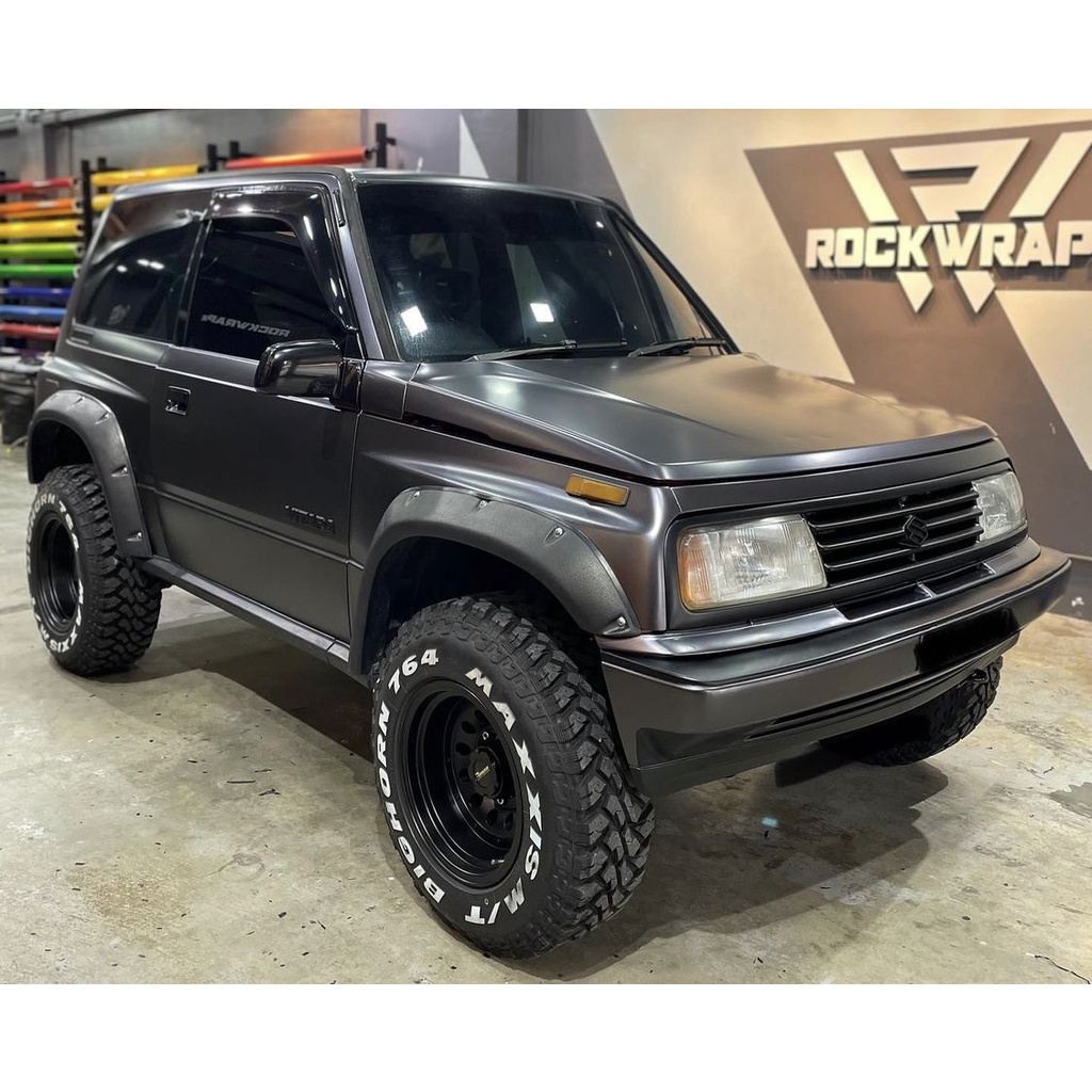 MATTE METALLIC QUANTUM GREY CAR WRAPPING STICKER VINYL FILM | Shopee ...