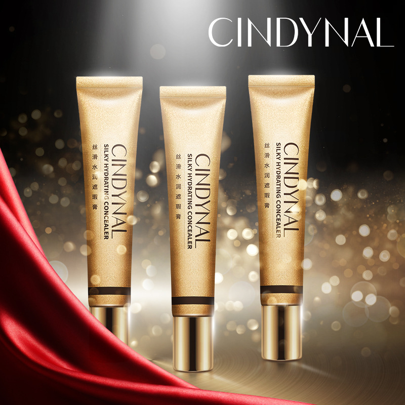 Cosmetics concealer Tiub Emas Kecil Krim Sembunyi Kecacatan Cecair ...