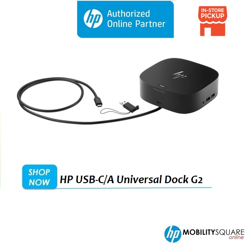 HP USB-C/A Universal Dock G2 [5TW13AA] | Shopee Malaysia