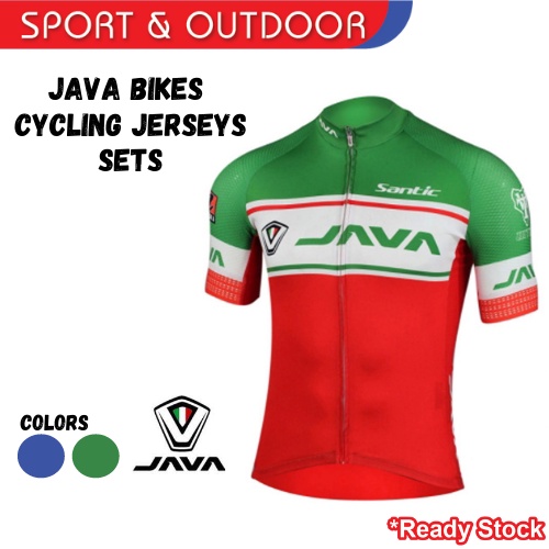 JAVA Bike Jersey/ Cycling Jersey Mountain Bike / Road Bike Blue/Green ...