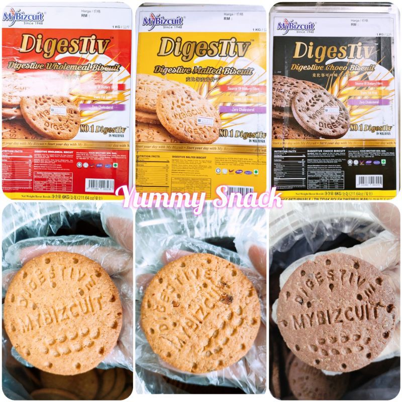 500g Digestive Biscuit My Biscuit Original / Malted / Chocolate | BeeCost