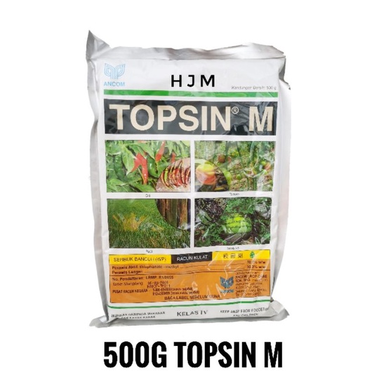 OFFER TOPSIN M (500g) thiophanate methyl Racun Karah Padi / Racun ...