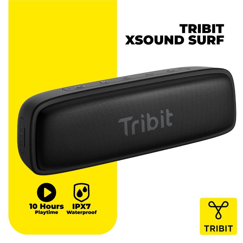Tribit Xsound Surf Bluetooth Speaker - IPX7 Waterproof, Bluetooth 5.0 ...