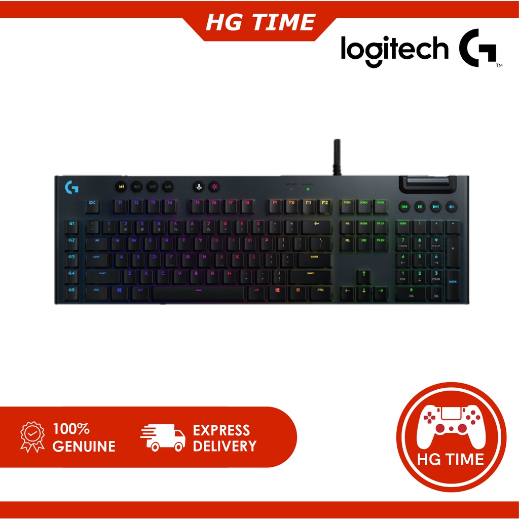 Logitech Carbon Tactile Linear Click Mechanical Gaming Keyboards G813 ...