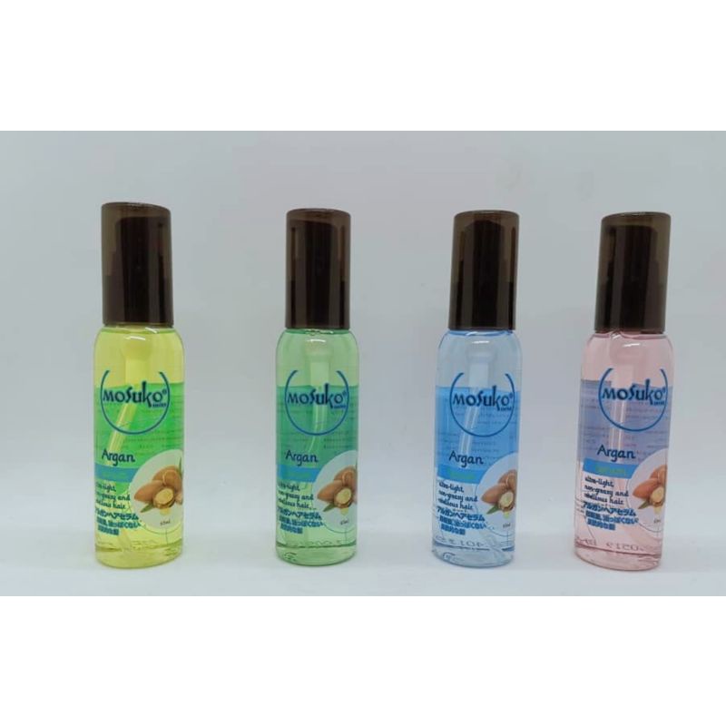 MOSUKO Argan Oil Serum 65ml Smooth Silky Anti-Frizz Shine Fragrant Hair ...