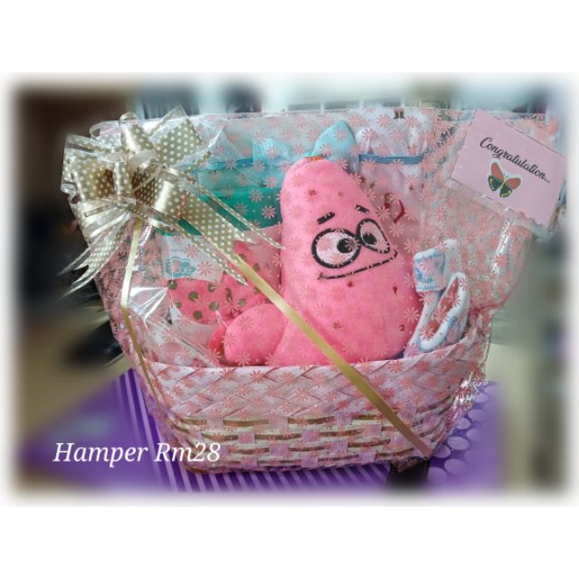 PROMOSI gift hamper / Hadiah untuk baby 5 in 1 free wish card / New 8 ...