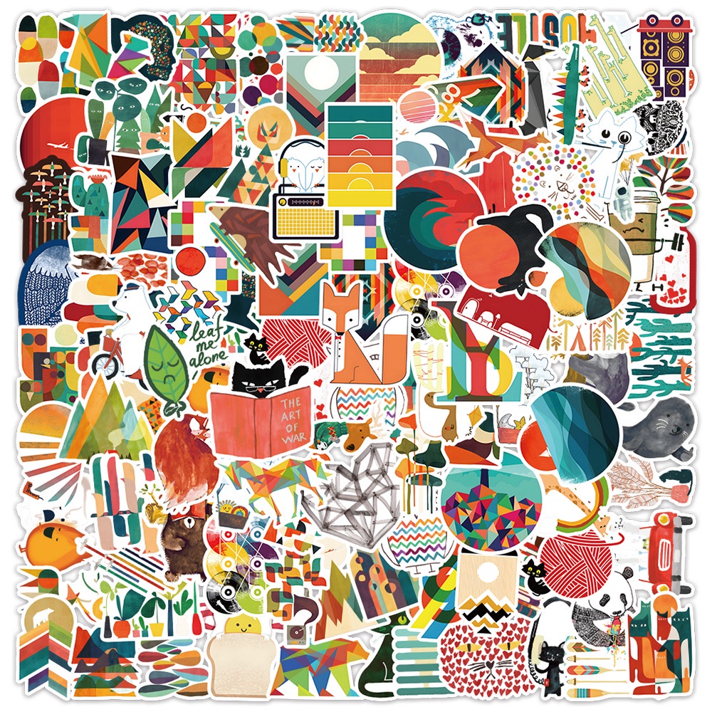 100PCS UNIQUE COLOR Vinyl Decal graffiti STICKERS bomb for laptop ...