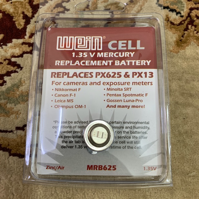 Wein Cell PX 625 1.35v Button Battery ( Weincell Px625 Mrb625 ) 625 ...