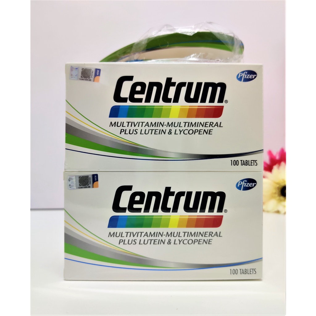 CENTRUM MULTIVITAMIN-MULTIMINERAL PLUS LUTEIN & LYCOPENE (30'S/100'S ...