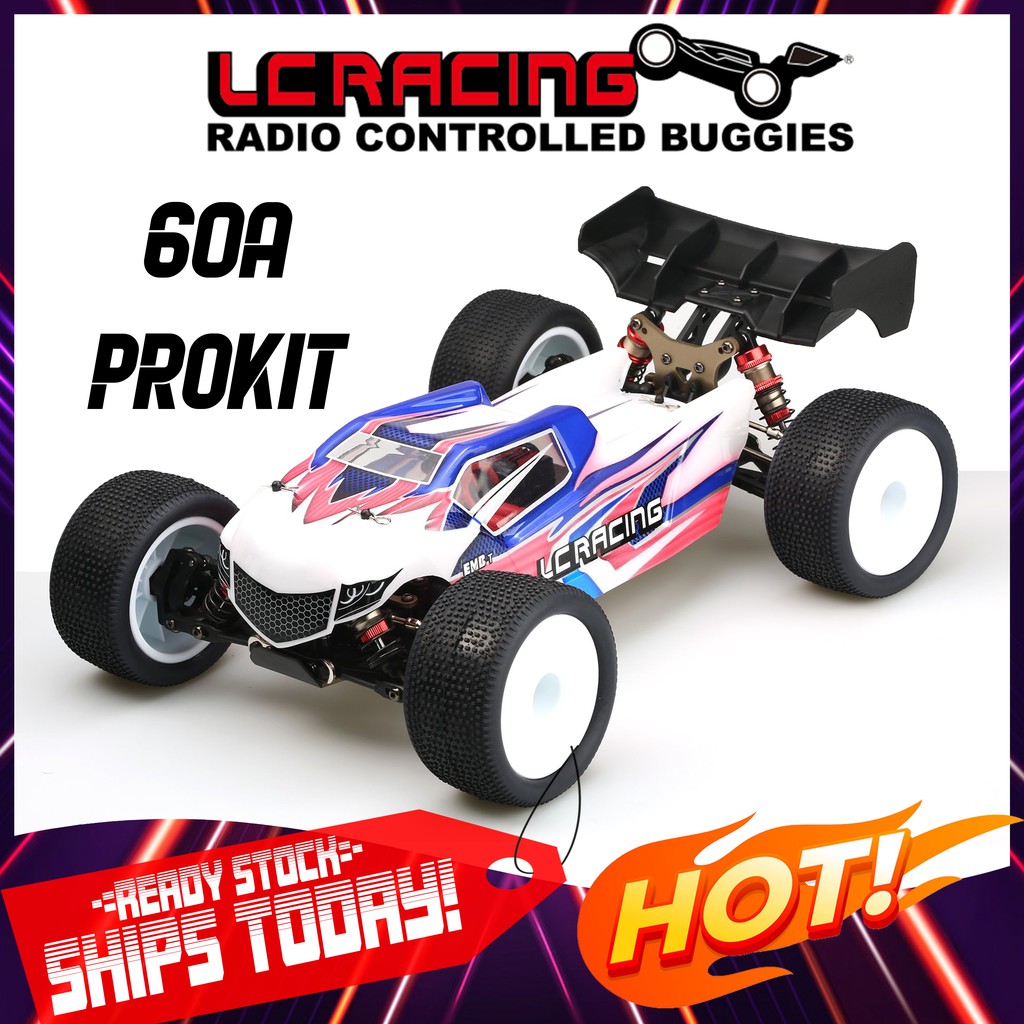 LC Racing 60A ESC 1/14 4WD Truggy Pro Kit EMB-TGHK Pro Buggy | Shopee ...