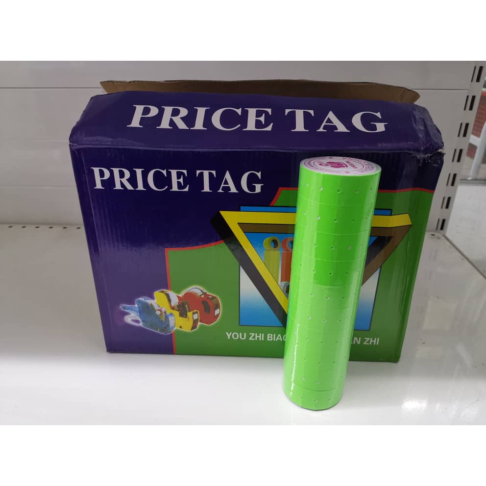 Price Tag Label-Colour / Price Tag Gun labeller (Green/Yellow/Orange ...