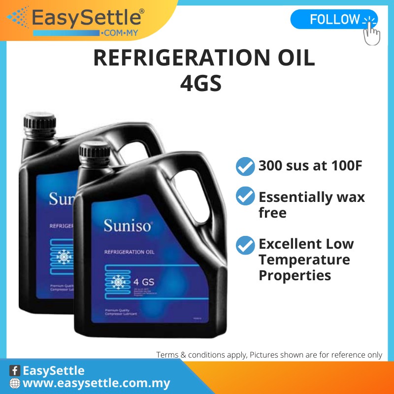 Suniso 4GS Suniso 3GS Compressor Oil (1 Gallon) | Shopee Malaysia