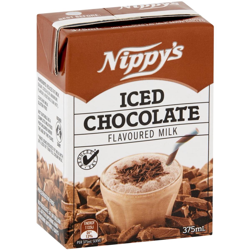 MILK Nippy's Iced Chocolate Flavoured Milk (375ml) EURO SNACKS | Shopee Malaysia